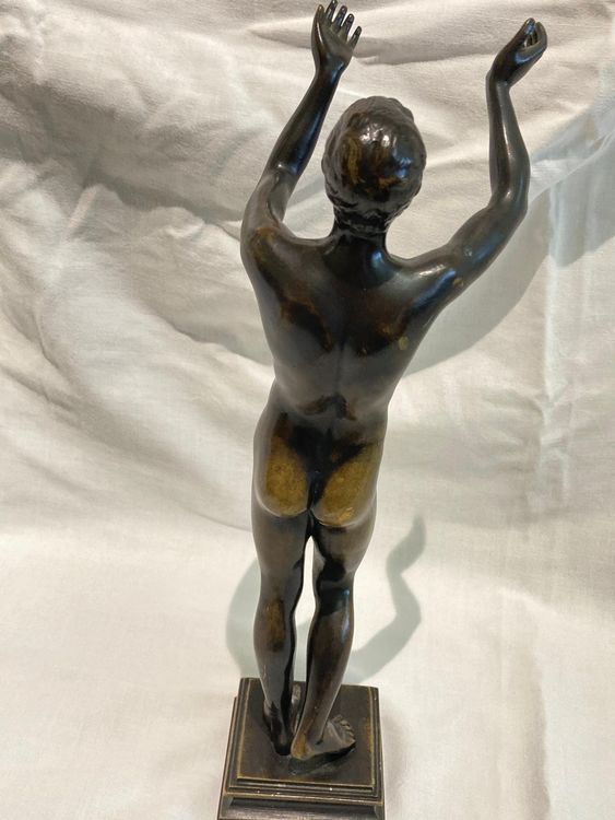 Bronze figurale Skulptur "Betender Knabe" ca.19. Jahrhundert (Gebraucht ...