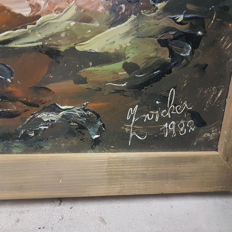 Orginal Gemälde von Zwicker 1982 (Gebraucht) in Zürich für CHF 10 – nur ...