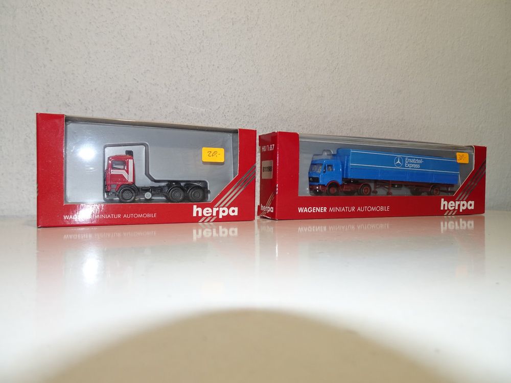 2 Herpa LKW Lastwagen Sattelschlepper HO 811198 838001 (Neu (gemäss Beschreibung)) in Luzern für ...