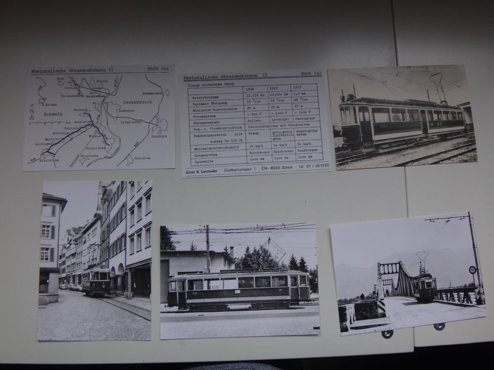 201 RhSt Rheintalische-Strassenbahnen II, AK-Serie E.B.L. (Neu (gemäss Beschreibung)) in Riet ...