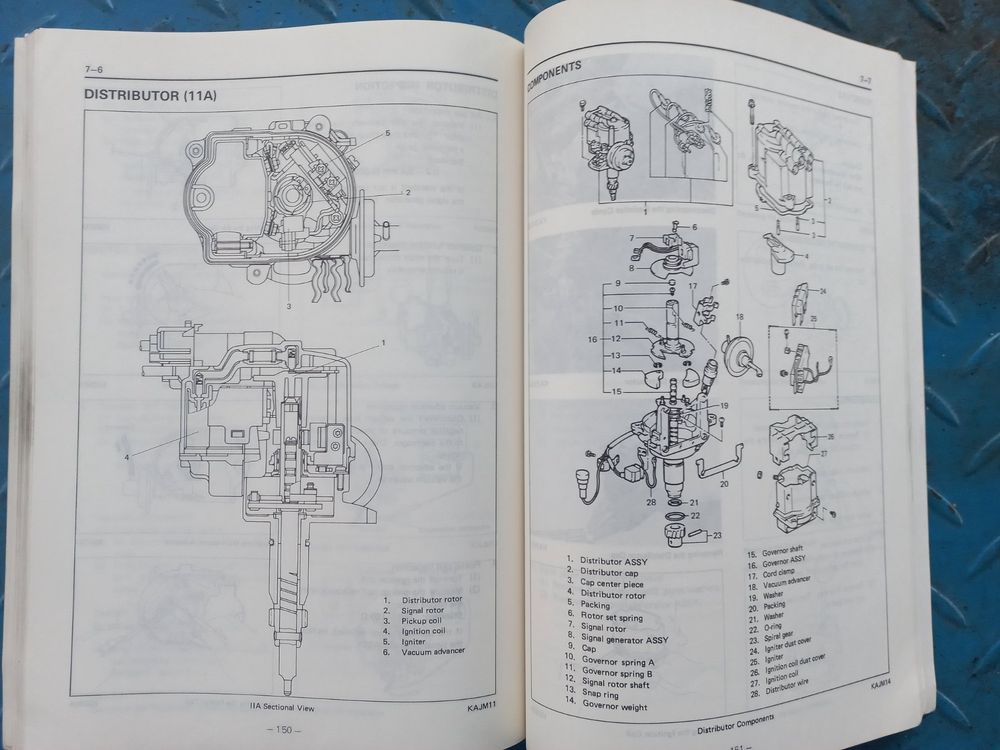 TOYOTA Stapler - Benzin - Motor 4Y Werkstatthandbuch Engl. (Gebraucht ...