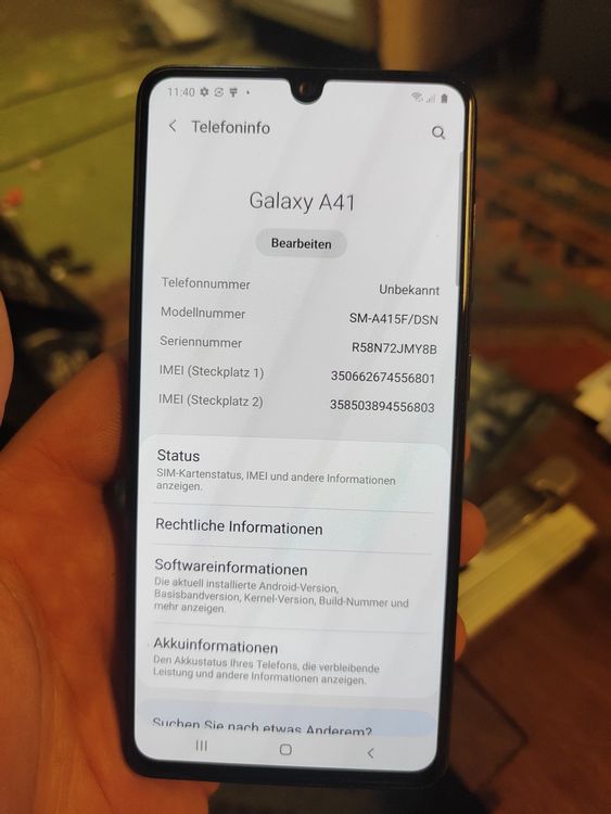 Samsung Galaxy A41 SM-A415F/DSN Top Zustand (Q) (Gebraucht) in ...