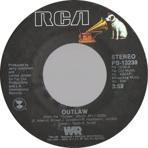 War: Outlaw 7" (Gebraucht) in Steinhausen für CHF 3 – nur Abholung auf ...