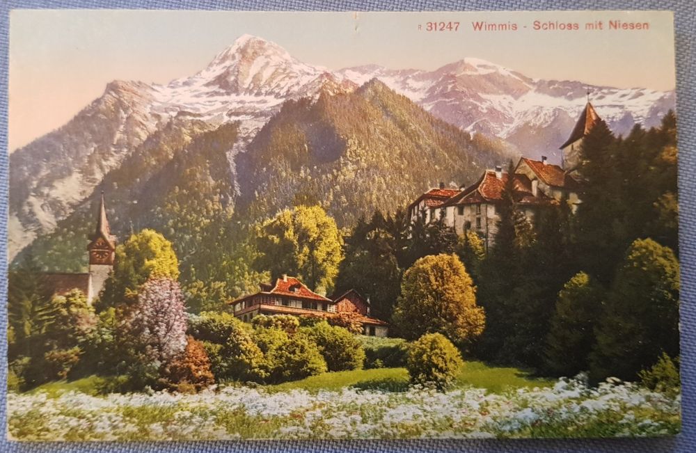 Wimmis - Schloss mit Niesen (sehr alt) | Kaufen auf Ricardo