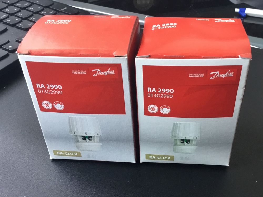 076/4832513 2 stück Danfoss Thermostatkopf RA 2990 NEU (Neu und ...