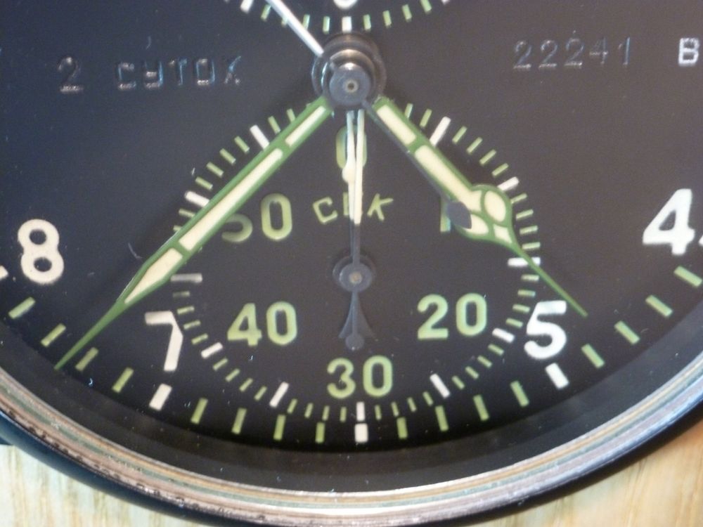 Soviet aircraft clock USSR MIG (Flugzeug-Uhr) (Gebraucht) in Gwatt ...