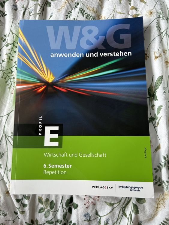 W&G anwenden und verstehen SKV E-Profil Repetition (Gebraucht) in Oberengstringen für CHF 15 ...