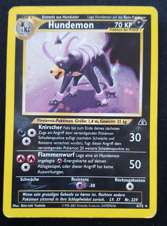 Hundemon 4/75 Rare Holo | Kaufen auf Ricardo