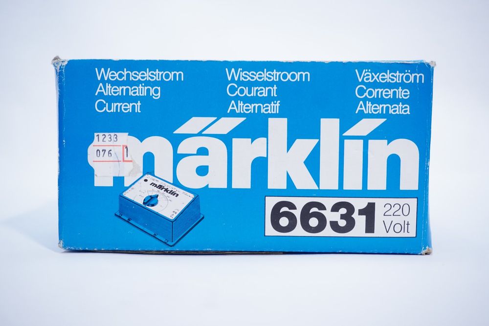 1¡ Märklin 6631 Trafo 220V blau 30VA | Kaufen auf Ricardo