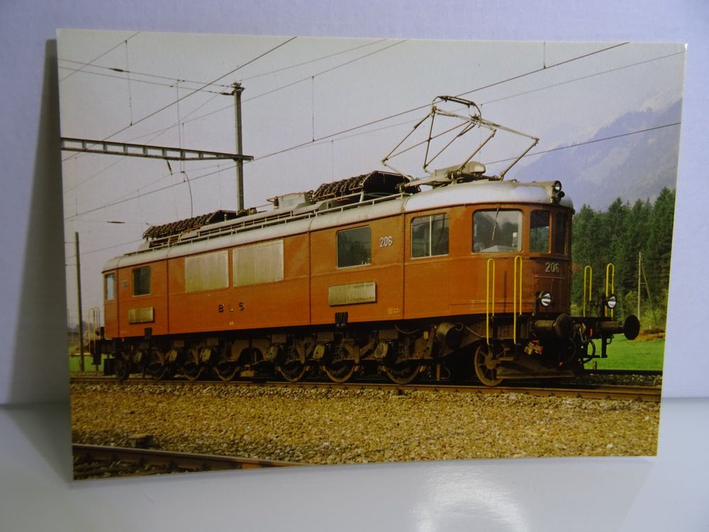 Postkarte BLS Ae 6/8 206 SLM/SAAS (Gebraucht) in Teufen AR für CHF 1.5 ...