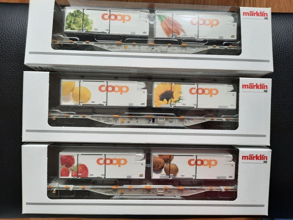 Märklin 47461 Containerwagen-Set "Coop" (Neu und originalverpackt) in ...