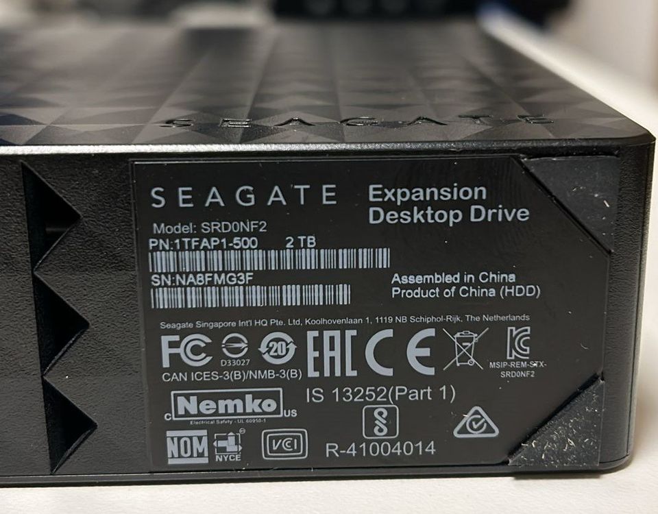 Seagate_Expansion Desktop Drive 2TB | Kaufen auf Ricardo