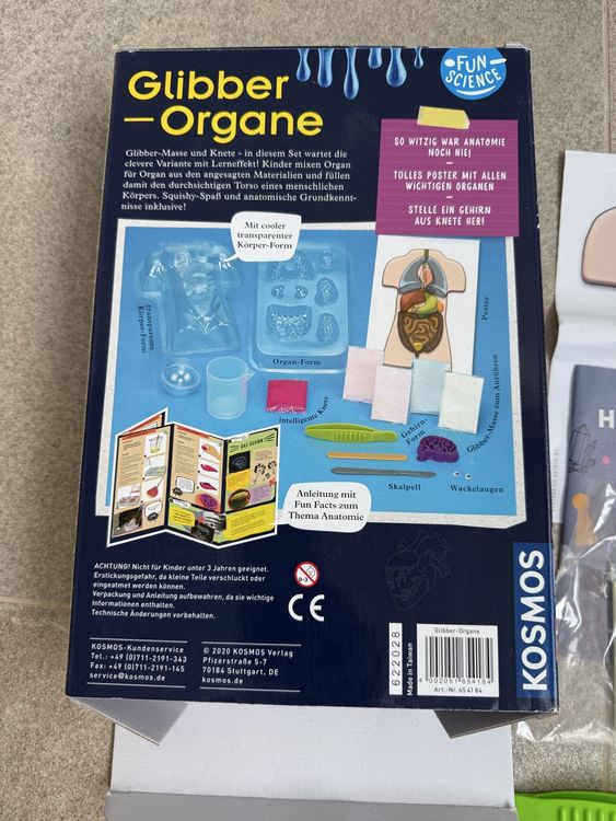 KOSMOS Glibber-Organe Experimentierkasten - Anatomie Spass! (Gebraucht ...