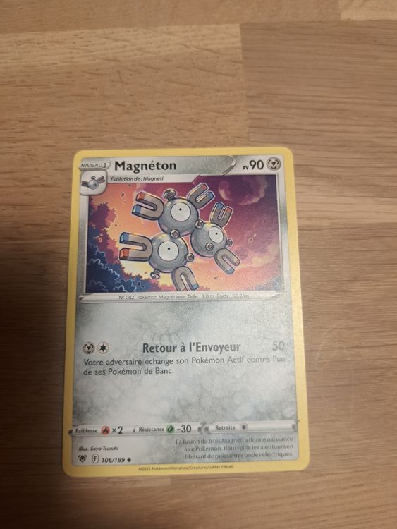 Carte Pokémon Magnéton FR 🇫🇷 106/189 (Neu (gemäss Beschreibung)) in ...