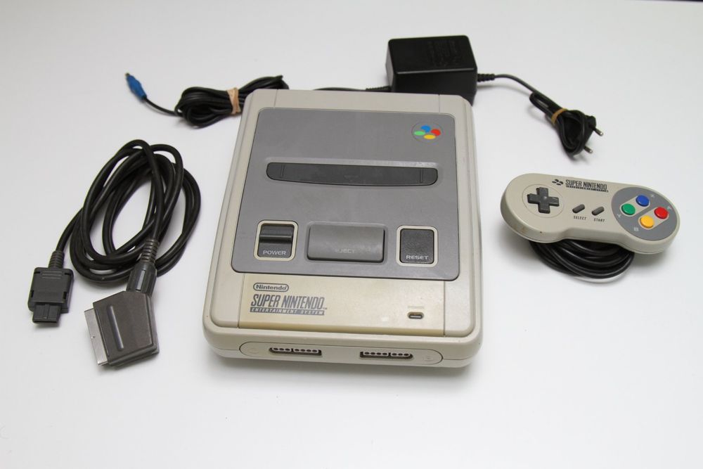 Nintendo SNES Konsole mit original RGB-Scart Kabel (Gebraucht) in Basel ...