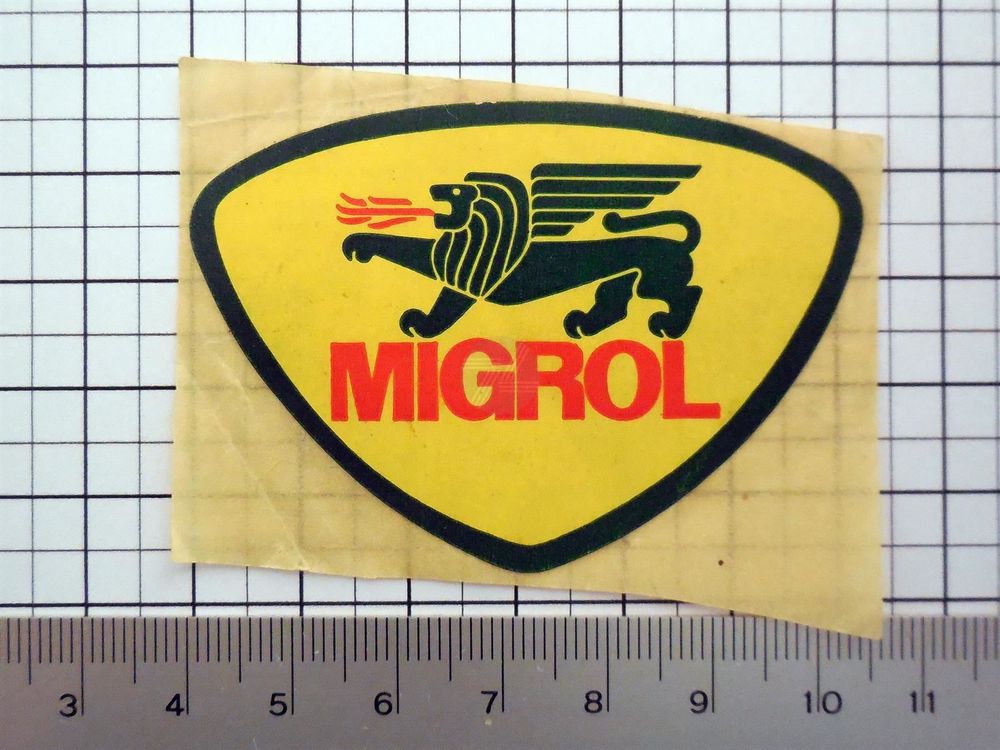 Migrol Migros Logo Alt Benzin Petrol 70s | Kaufen auf Ricardo