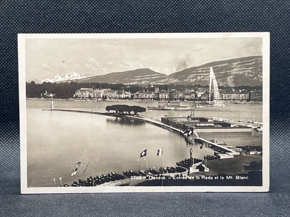 Genève - Entrée de la Rade et le Mt. Blanc (Gebraucht) in Widnau für CHF 2 – mit Lieferung auf ...