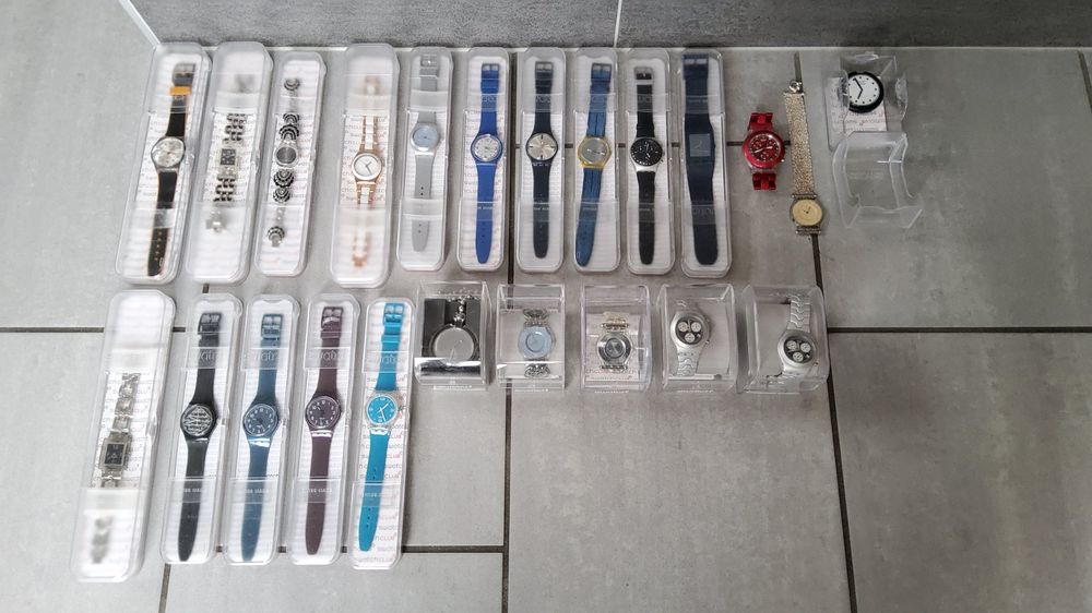 Collection 23 Swatch dont 15 neuves avec sticker (Gebraucht) in ...