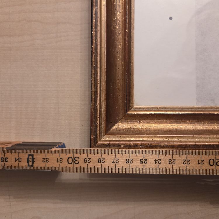 Goldener Rahmen mit Bild "Der neue Graham Sedan" 🖼️🚗 (Gebraucht) in ...