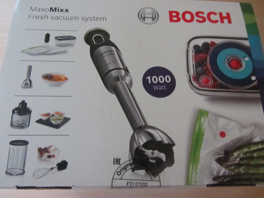 Originalverpackter Bosch MaxoMixx Fresh vacuum system (Neu und ...