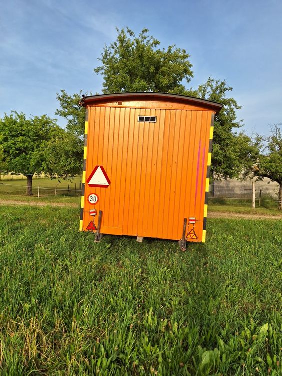 Bauwagen Anhänger Partywagen Baustellenanhänger Baubarracke | Kaufen ...