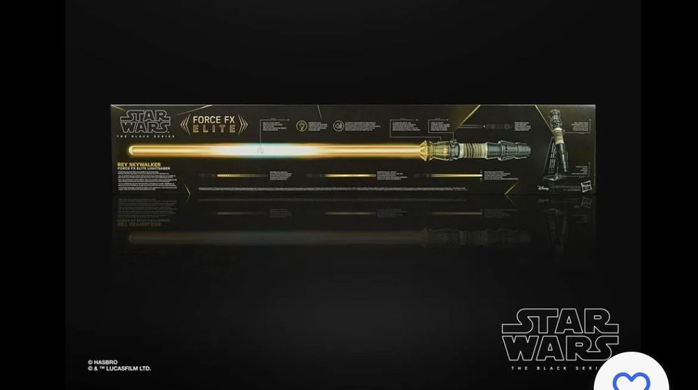 Star Wars The Black Series Rey Skywalker Force FX Elite Ligh (Gebraucht ...