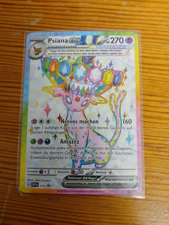 Original Pokemon-Promo-Karte Psiana ex 175 (Neu (gemäss Beschreibung ...