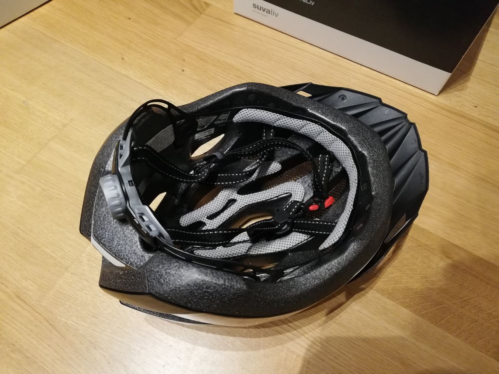 Velohelm SUVA "Volermo", anthrazit/weiss, Grösse: 60 - 64 cm (Gebraucht ...