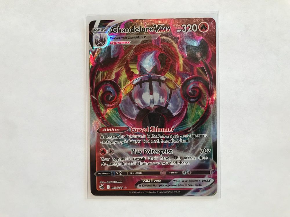 Chandelure Vmax Fusion Strike EN (Neu (gemäss Beschreibung)) in ...