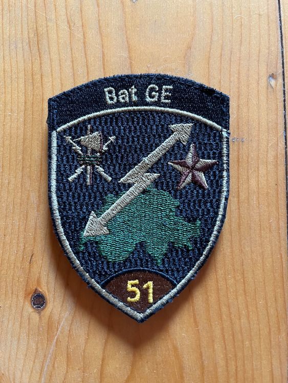 Schweizer Armee Badge Patch Bat GE 51 (Gebraucht) in Maienfeld für CHF ...