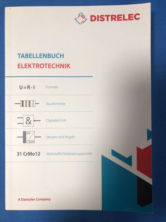 Tabellenbuch Elektrotechnik (Gebraucht) in Ennetbaden für CHF 6 – mit Lieferung auf Ricardo kaufen