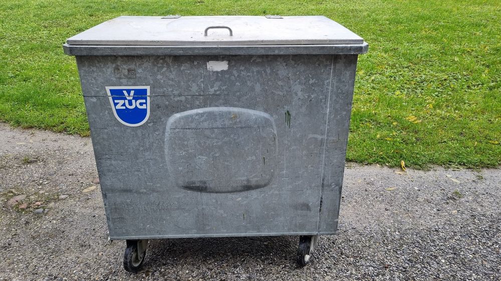 Container Nr 2 Abfallcontainer verzinkt V-Zug 800 Liter (Gebraucht) in ...