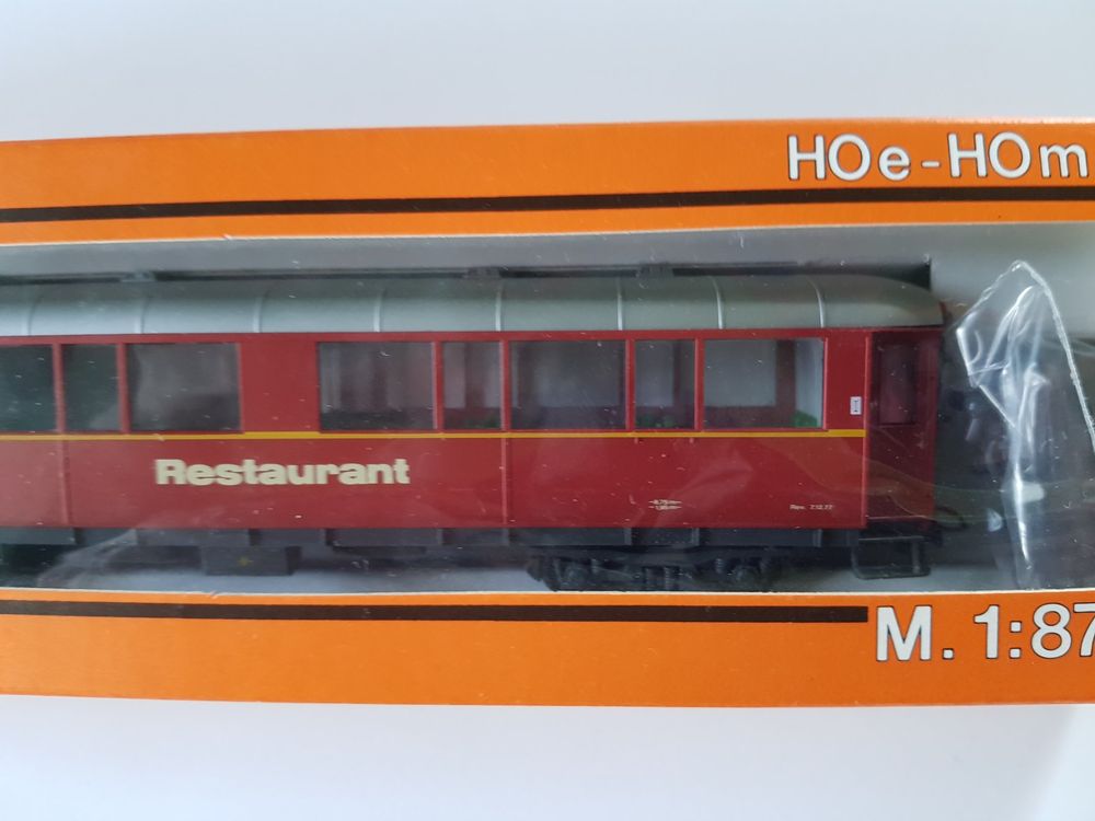BEMO 3274 103 RHB WR 3813 SPEISEWAGEN 70ERJAHRE - H0M (1:87) (Neu und originalverpackt) in ...