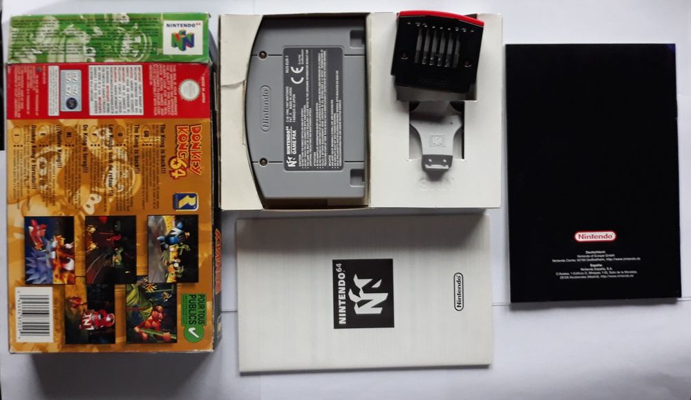 Donkey Kong 64 mit Expansion Pak Pack OVP 🕹️ N64 PAL EUR (Gebraucht) in ...