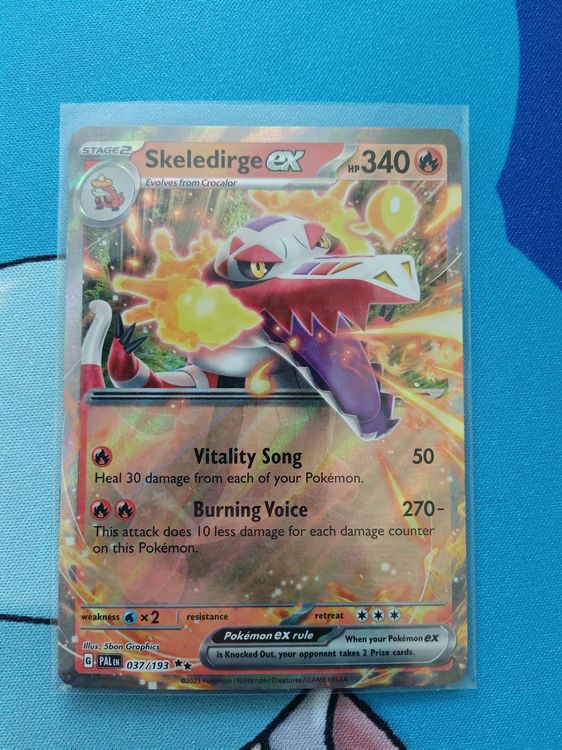 Skeledirge ex - Skelokrok ex - Paldea Evolved (Neu (gemäss Beschreibung ...
