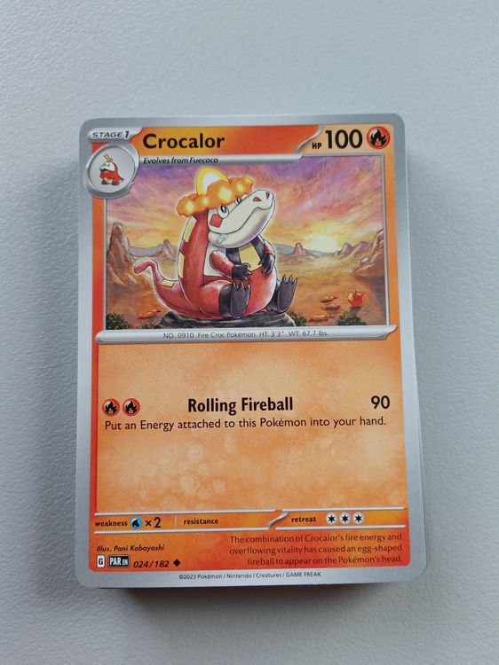 Crocalor - Paradox Rift Pokemon Englisch | Kaufen auf Ricardo