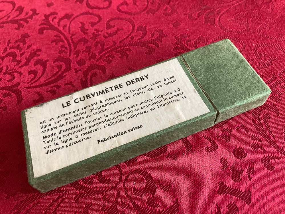 Vintage Kurvimeter (Opisometer) Derby, Switzerland, Box (Gebraucht) in ...