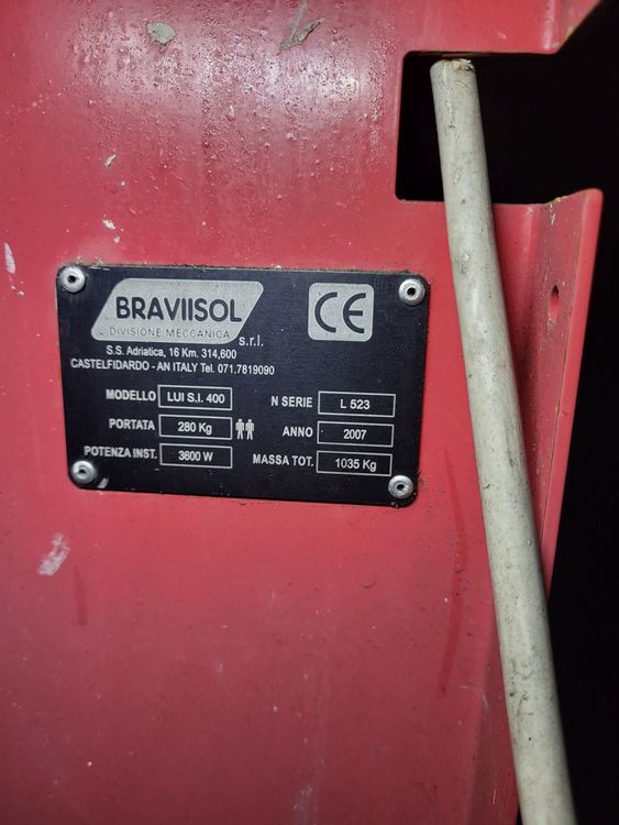 Arbeitsbühne BRAVIISOL LUI 400 (Gebraucht) in Ettiswil für CHF 1500 ...