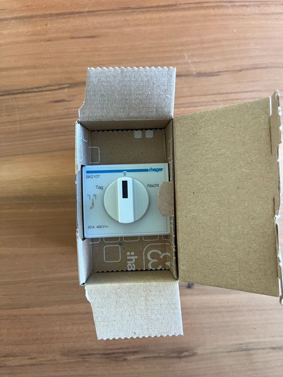 Schalter Tag-0-Nacht, Hager, für Elektroverteilung (Neu und ...