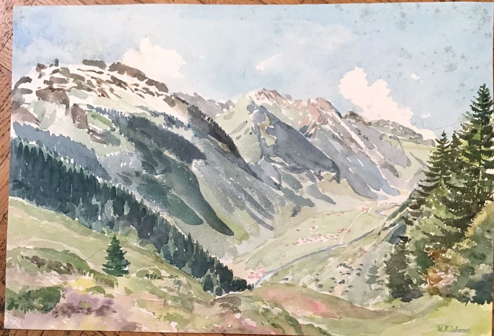 Original Aquarell Signiert (Gebraucht) in Hochdorf für CHF 5 – mit Lieferung auf Ricardo kaufen