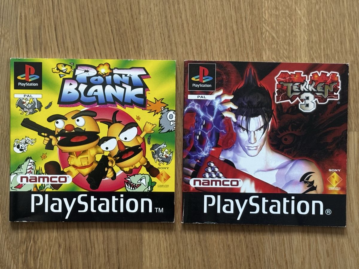 Point Blank & Tekken 3 Handbücher - PS1 (Gebraucht) in Uster für CHF 5 ...