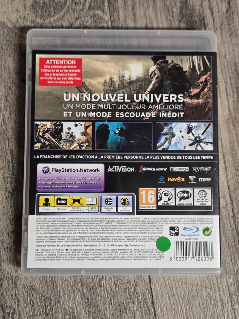 Call of Duty Ghosts - PS3 (D'occasion) à Crémines pour CHF 4 – avec ...