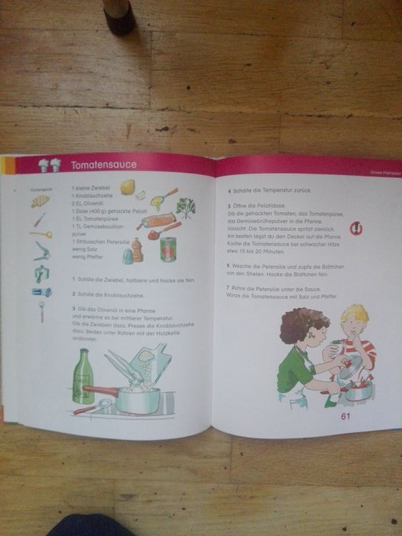 Kochen mit Felix und Lisa (Brigitte Speck) >Kinder-Kochbuch