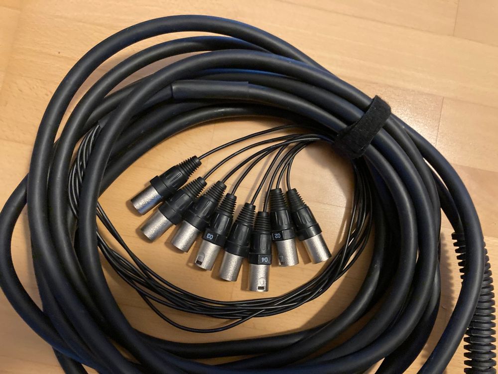 Multicore-Kabel 8-fach XLR (Gebraucht) in St. Gallen für CHF 60 – mit ...