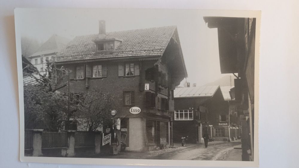 Ansichtskarte Saanen Tankstelle Esso 1956 (Gebraucht) in nunningen für CHF 17 – mit Lieferung ...