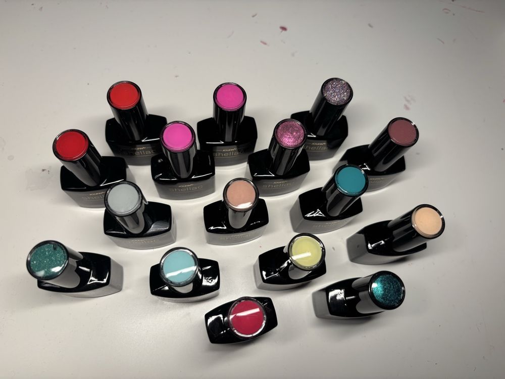 Grosse Jolifin Shellac Sammlung - 14 Farbe, fast NEU (Neu (gemäss ...
