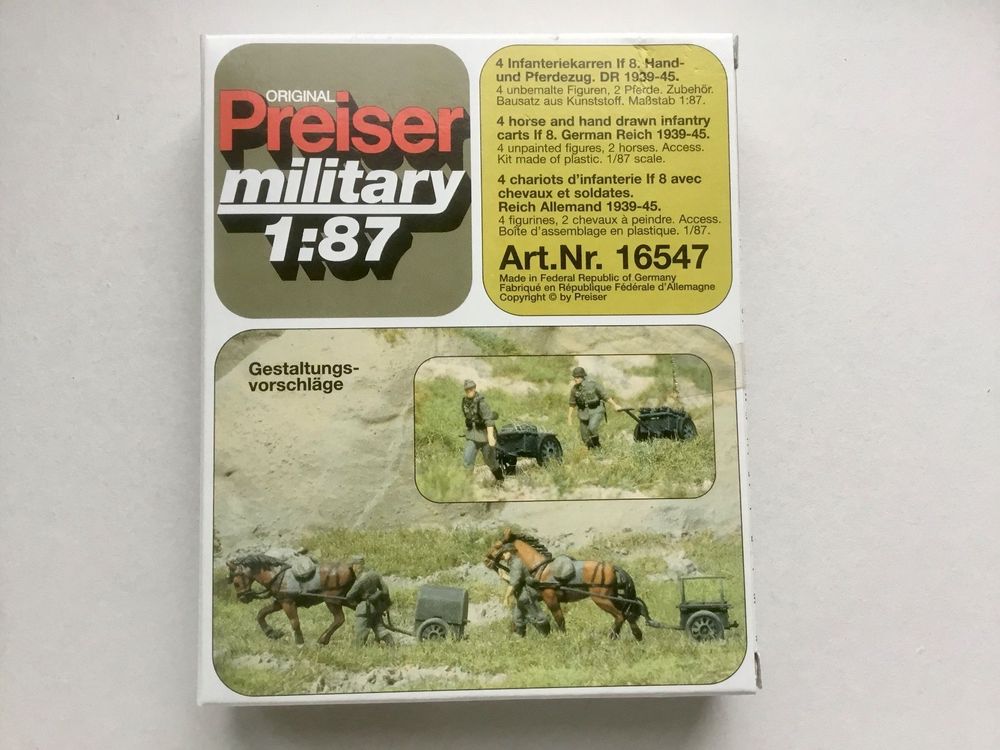 Preiser Military Art. Nr. 16547 | Kaufen auf Ricardo