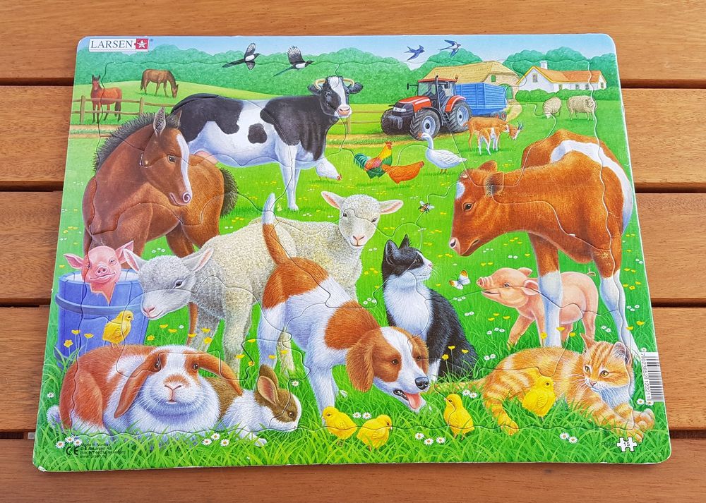 Larsen Puzzle Bauernhof, 15 Teile, Alter 3+ | Kaufen auf Ricardo