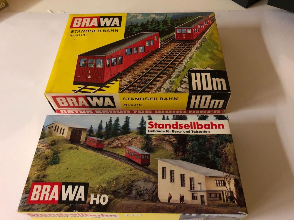 BRAWA H0 Standseilbahn mit Gebäude 6310+ (Neu und originalverpackt) in ...