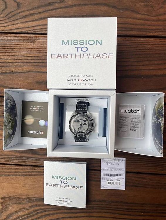 Swatch x Omega MISSION TO EARTHPHASE (Gebraucht) in Meilen für CHF 450 ...